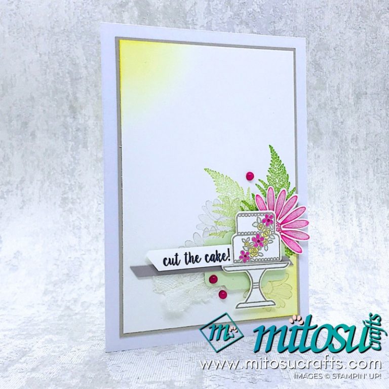 Piece of Cake Stamp Set for Stamp Review Crew - Mitosu Crafts