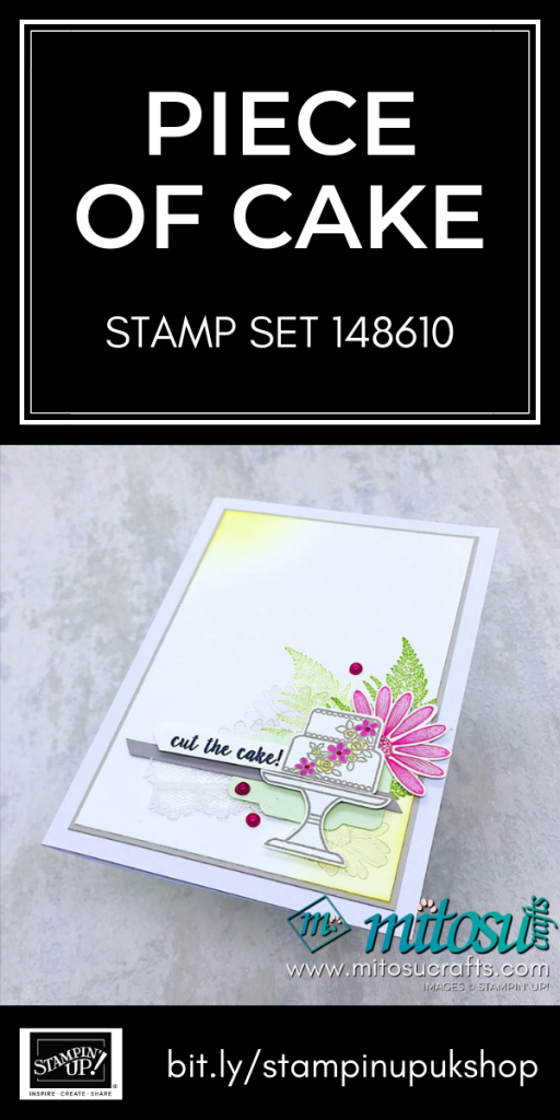 Piece of Cake Stamp Set for Stamp Review Crew - Mitosu Crafts