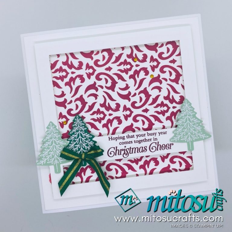 Basic Pattern Christmas Card - Mitosu Crafts