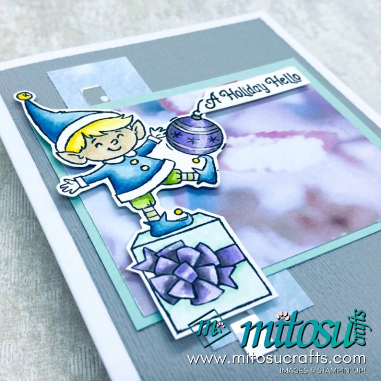 #Elfie Card Inspiration for Paper Craft Crew - Mitosu Crafts