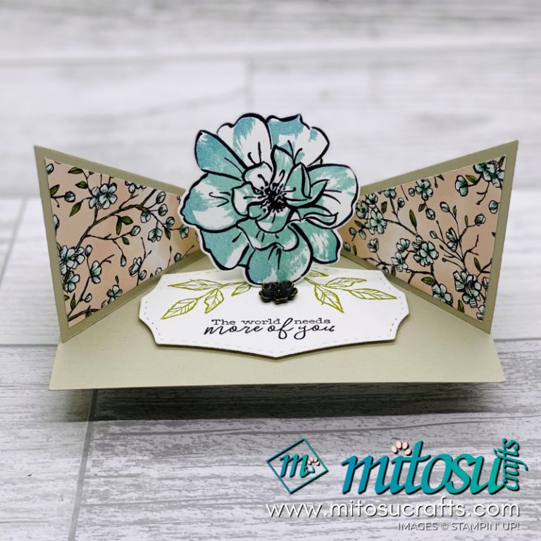 Creating Kindness ~ Triangle Corner Pop Up Card - Mitosu Crafts
