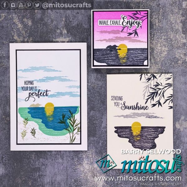 Sending Sunshine Stamp Set and Water Painters - Mitosu Crafts