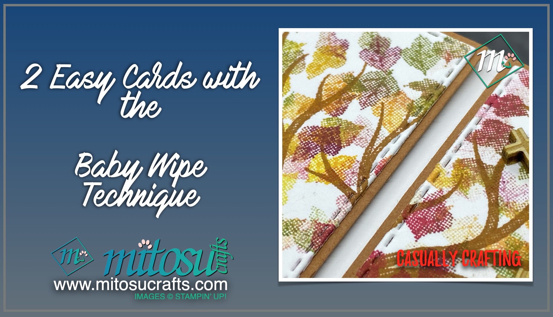 Life Is Beautiful Baby Wipe Technique Ideas. - Mitosu Crafts