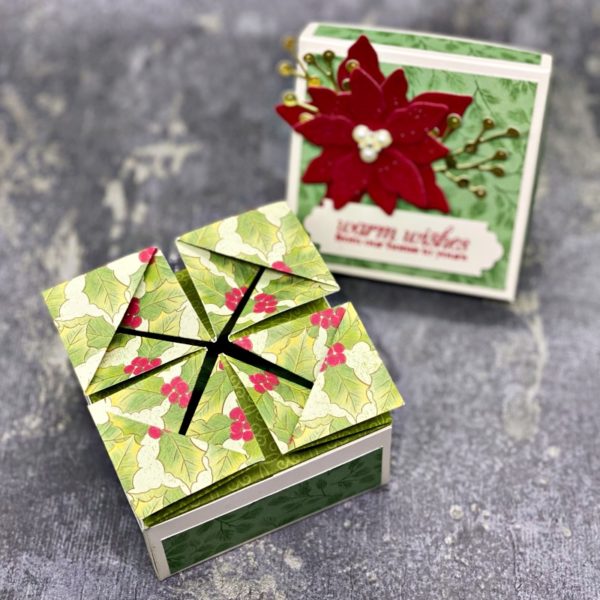 Create a Fun and Easy Napkin Fold Gift Box - Mitosu Crafts