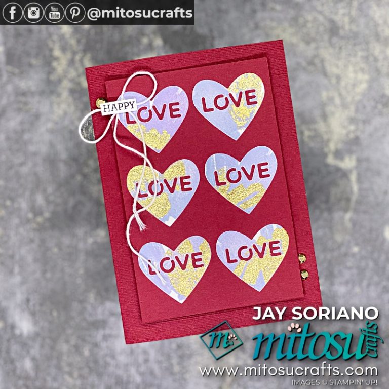 Gilded Leafing Love Hearts - Mitosu Crafts