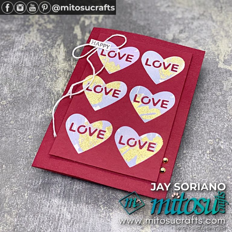 Gilded Leafing Love Hearts - Mitosu Crafts