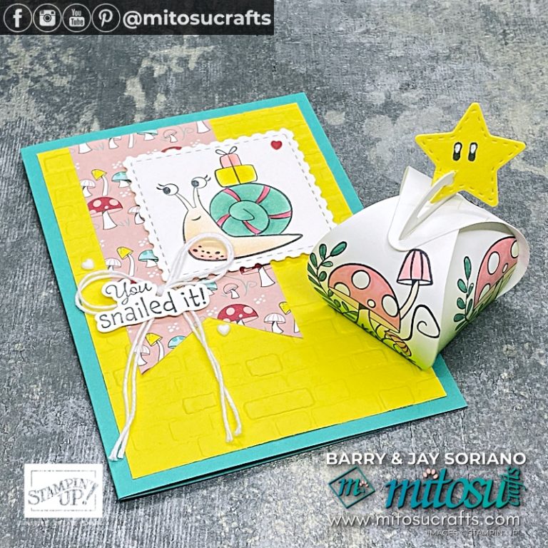 Cute Card & Box with Snailed It Bundle - Mitosu Crafts