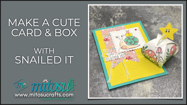Cute Card & Box with Snailed It Bundle - Mitosu Crafts
