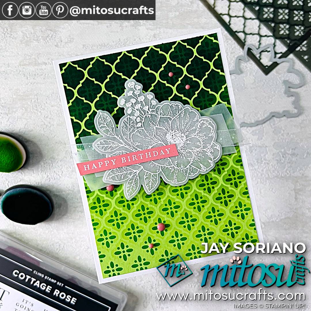 Bright Happy Mail with Artistic Mix Ink Blending - Mitosu Crafts