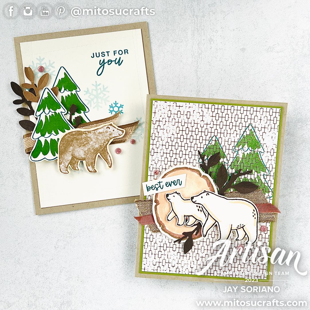 Best Ever Beary Cute Cards Just For You - Mitosu Crafts