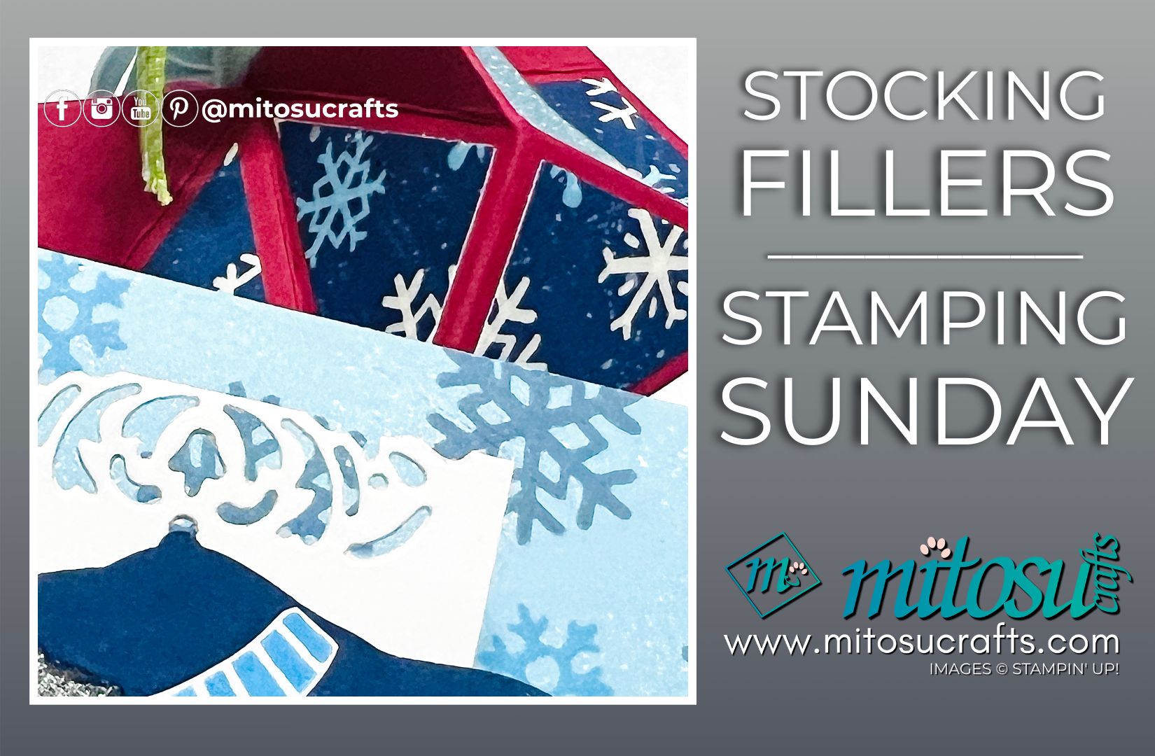 Handmade Christmas Stocking Fillers with Stampin' Up! - Mitosu Crafts