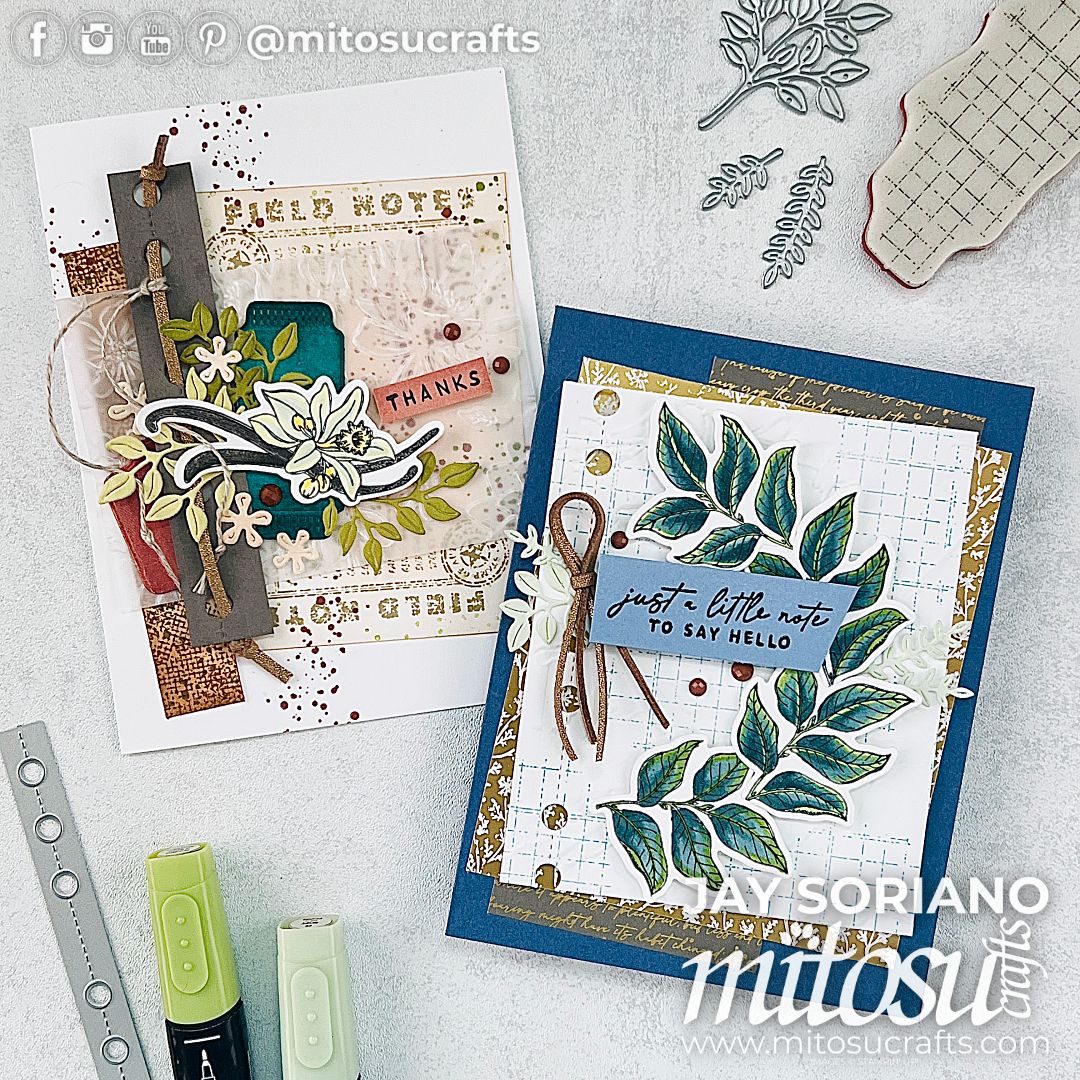 Stampin' Up! Notes Of Nature Card Ideas - Mitosu Crafts