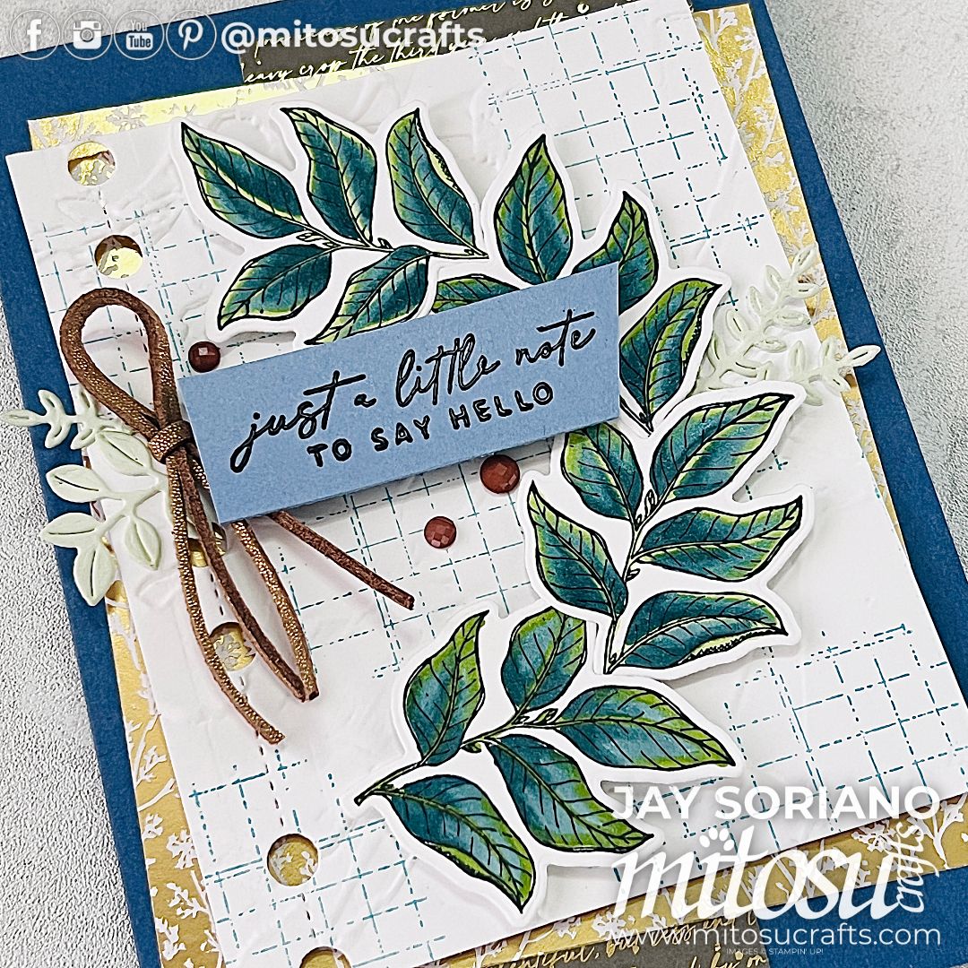 Stampin' Up! Notes Of Nature Card Ideas - Mitosu Crafts