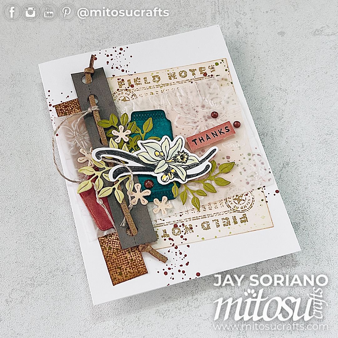 Stampin' Up! Notes Of Nature Card Ideas - Mitosu Crafts