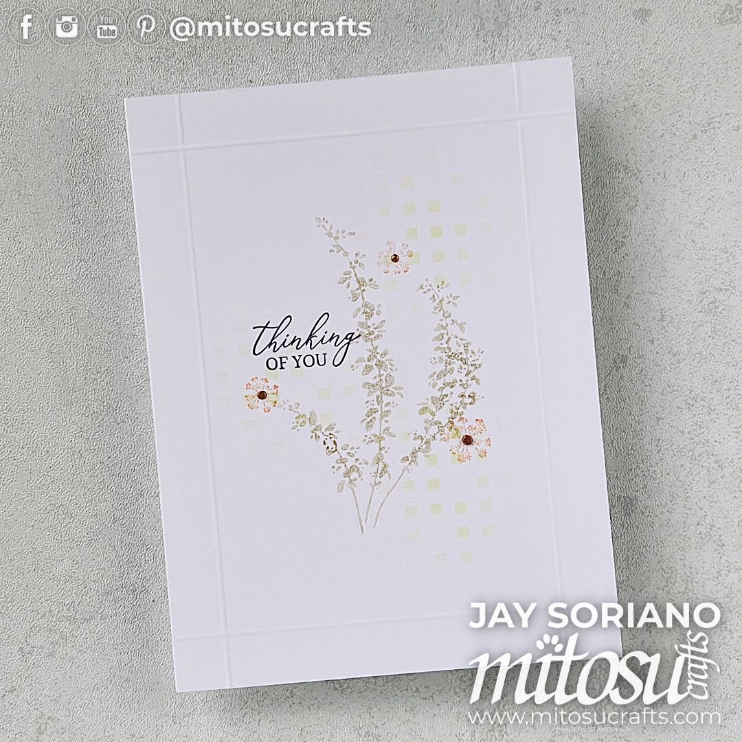 Stampin' Up! Botanical Layers SAB #2 Cards - Mitosu Crafts