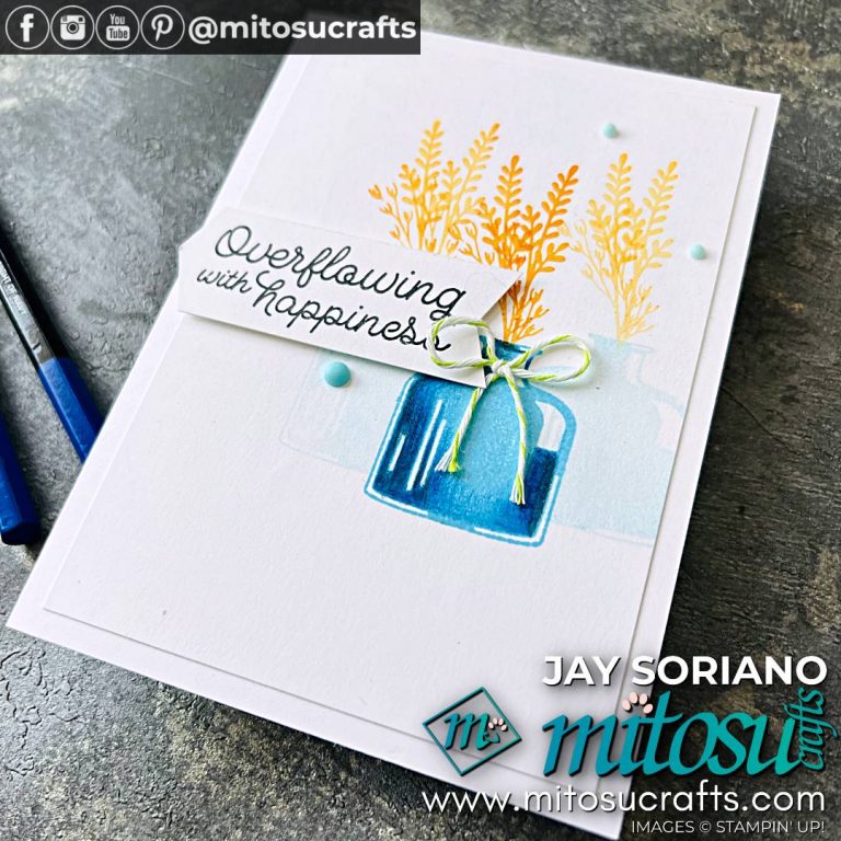Stampin' Up! Card Ideas with Bottled Happiness - Mitosu Crafts