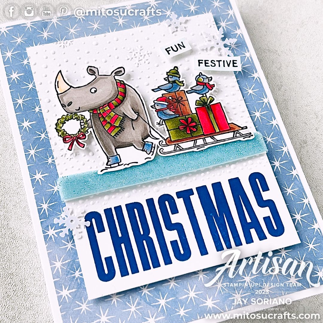 Festive & Fun Christmas Card Idea - Mitosu Crafts