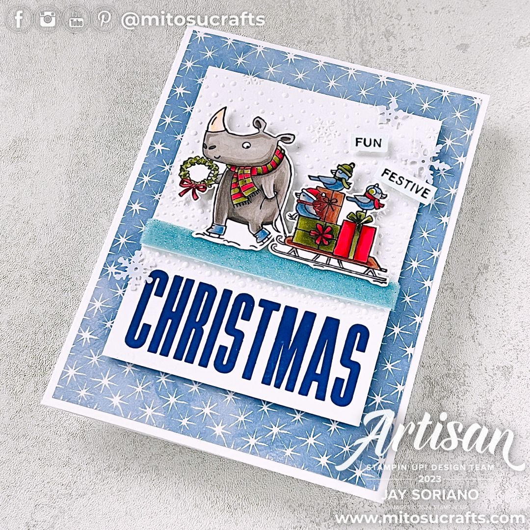 Festive & Fun Christmas Card Idea - Mitosu Crafts