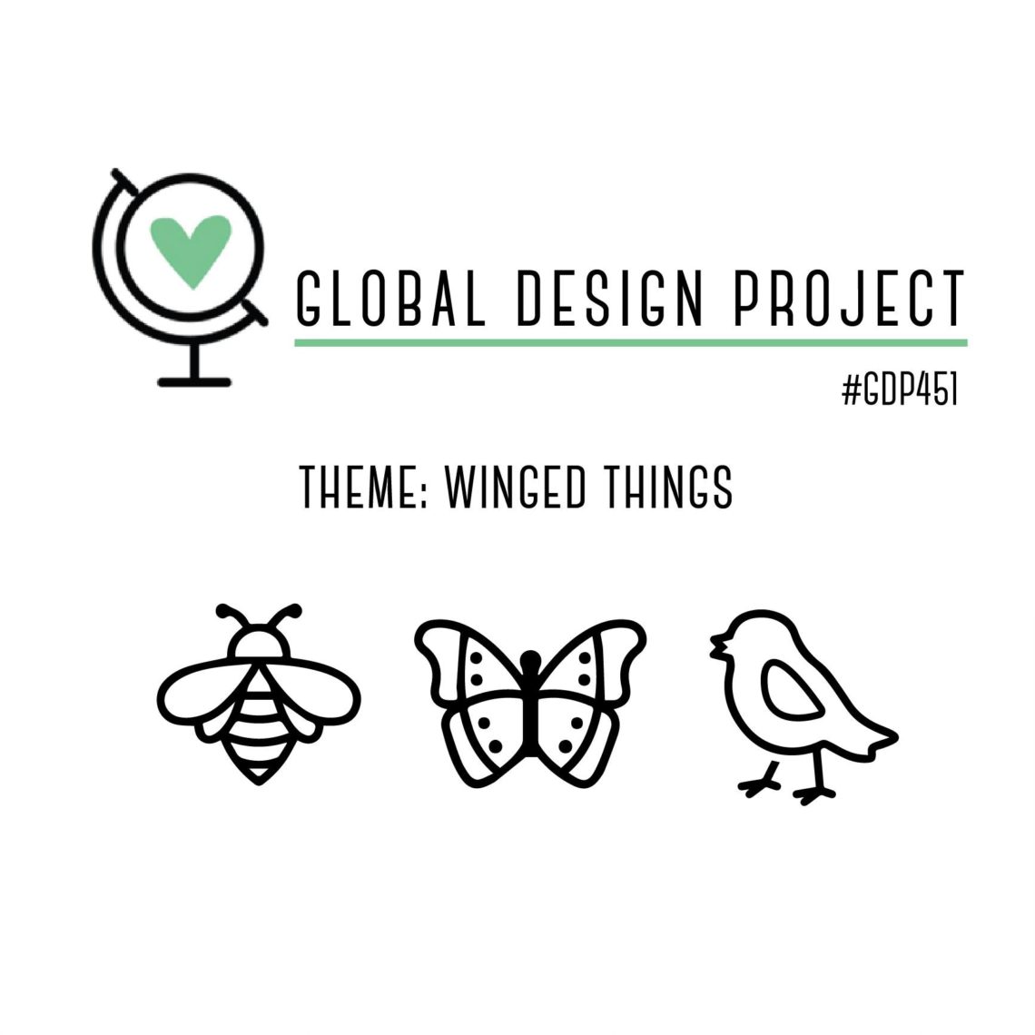 Beautiful Winterly Tree Tops Birds #GDP451 - Mitosu Crafts