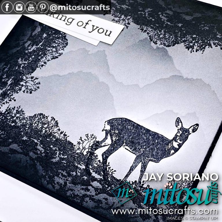 Black & White Grassy Grove Card Ideas - Mitosu Crafts