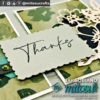 Vintage Look with Hand-Penned Neutral Floral Card - Mitosu Crafts