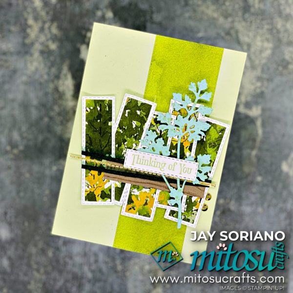 Stamping Sunday Blog Hop ~ Rectangle Stitched Cards - Mitosu Crafts