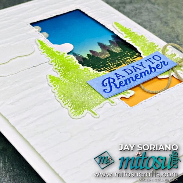 Masculine Mountain Air Cards with Soft Pastels - Mitosu Crafts