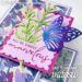 Marvelous Perennial Lavender Faux Stepper Card Idea #GDP432 - Mitosu Crafts