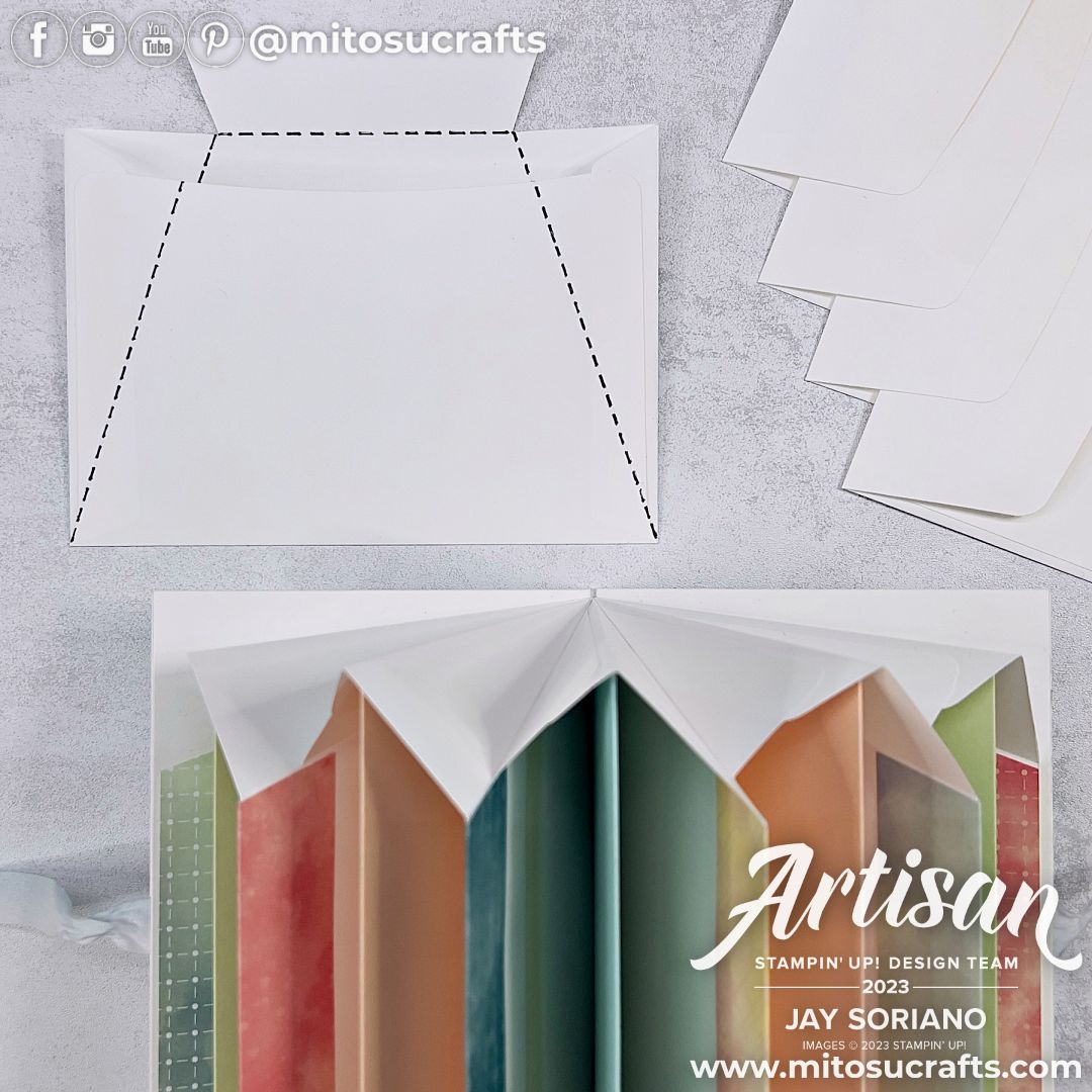 How To Make An Expanding Envelope Folder - Mitosu Crafts