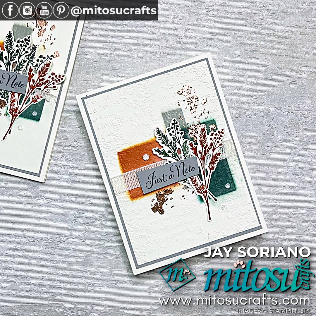 Card Making Inspiration with Unusual Colours - Mitosu Crafts