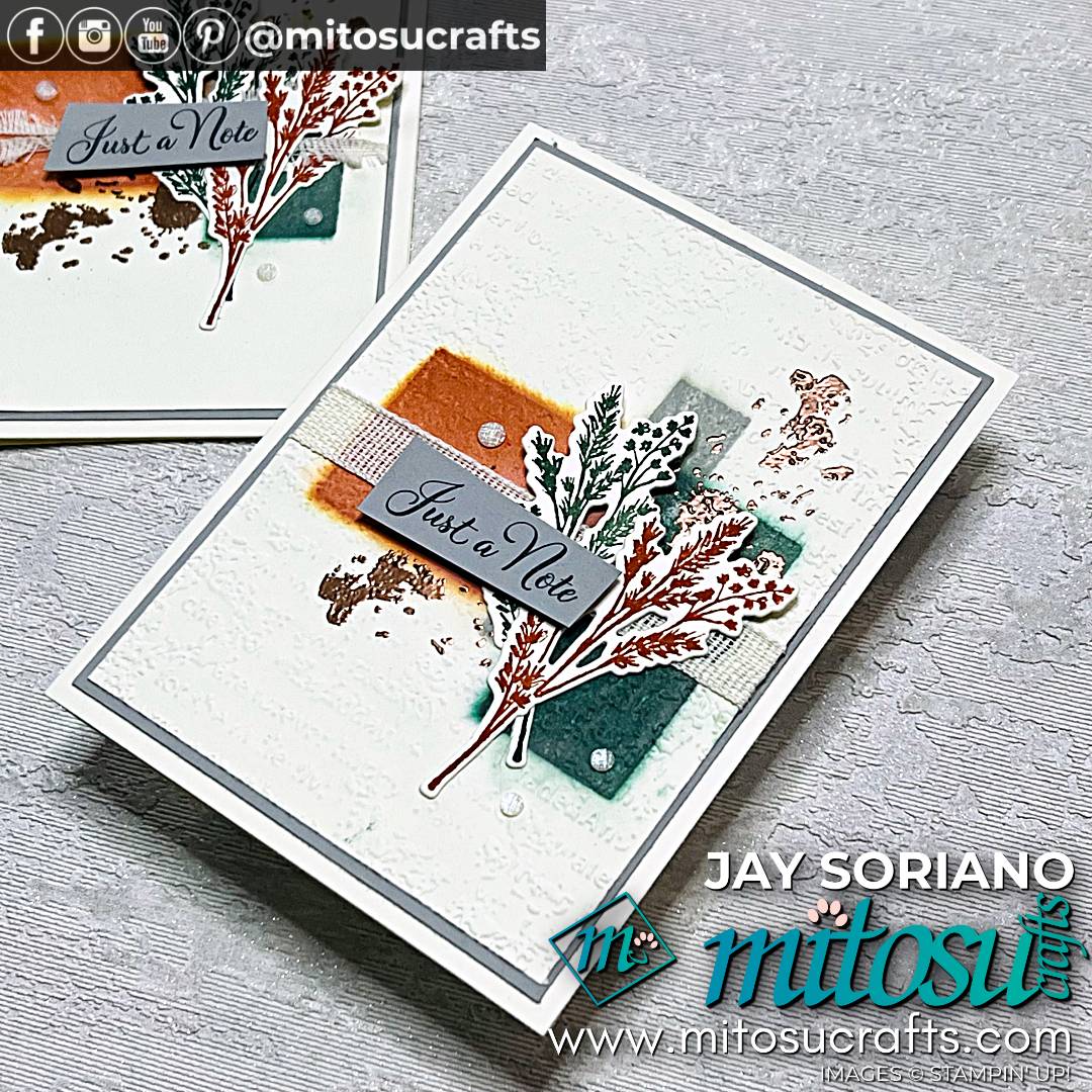 Card Making Inspiration with Unusual Colours - Mitosu Crafts