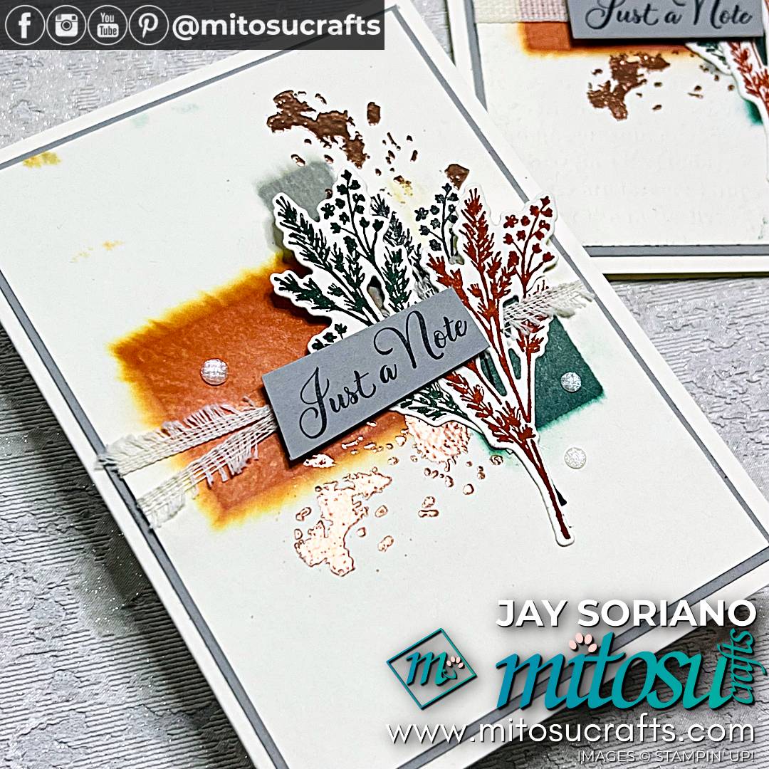 Card Making Inspiration with Unusual Colours - Mitosu Crafts